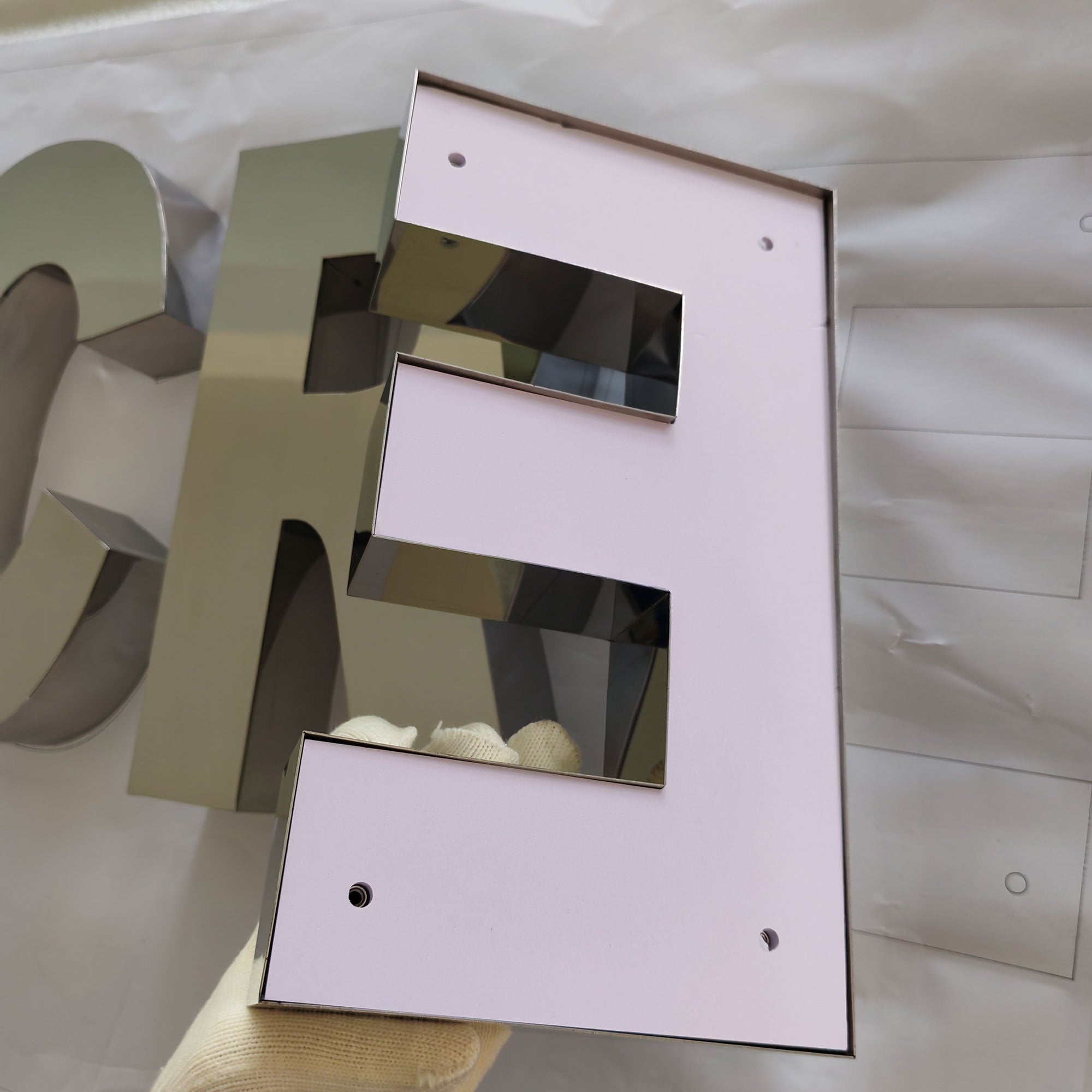 Personalized 3D Metal Letter Signs Custom Business Wall Decor Sign High ...