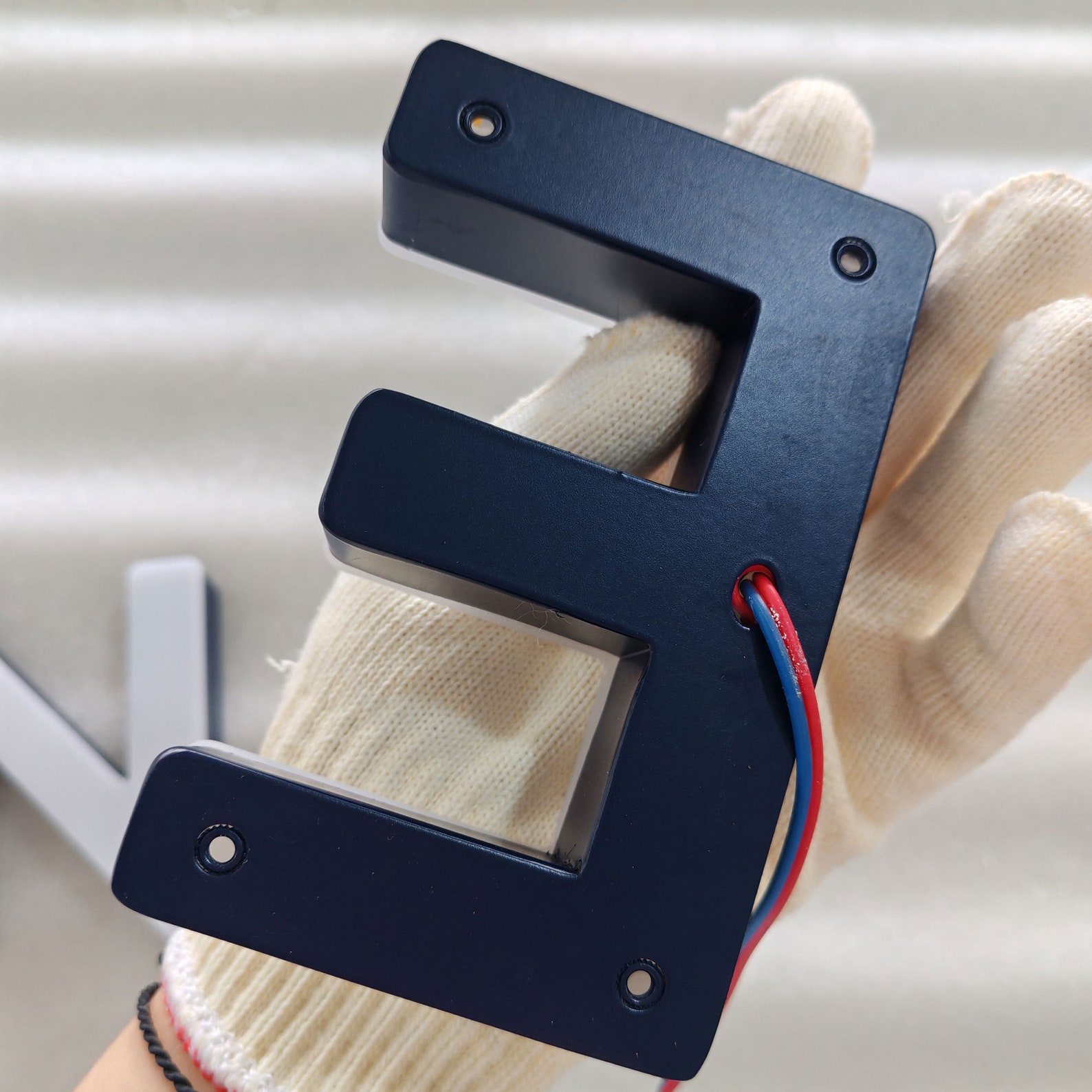 3D LED Front Lit Sign, Rimless LED Channel Letters, Face Lit Business ...