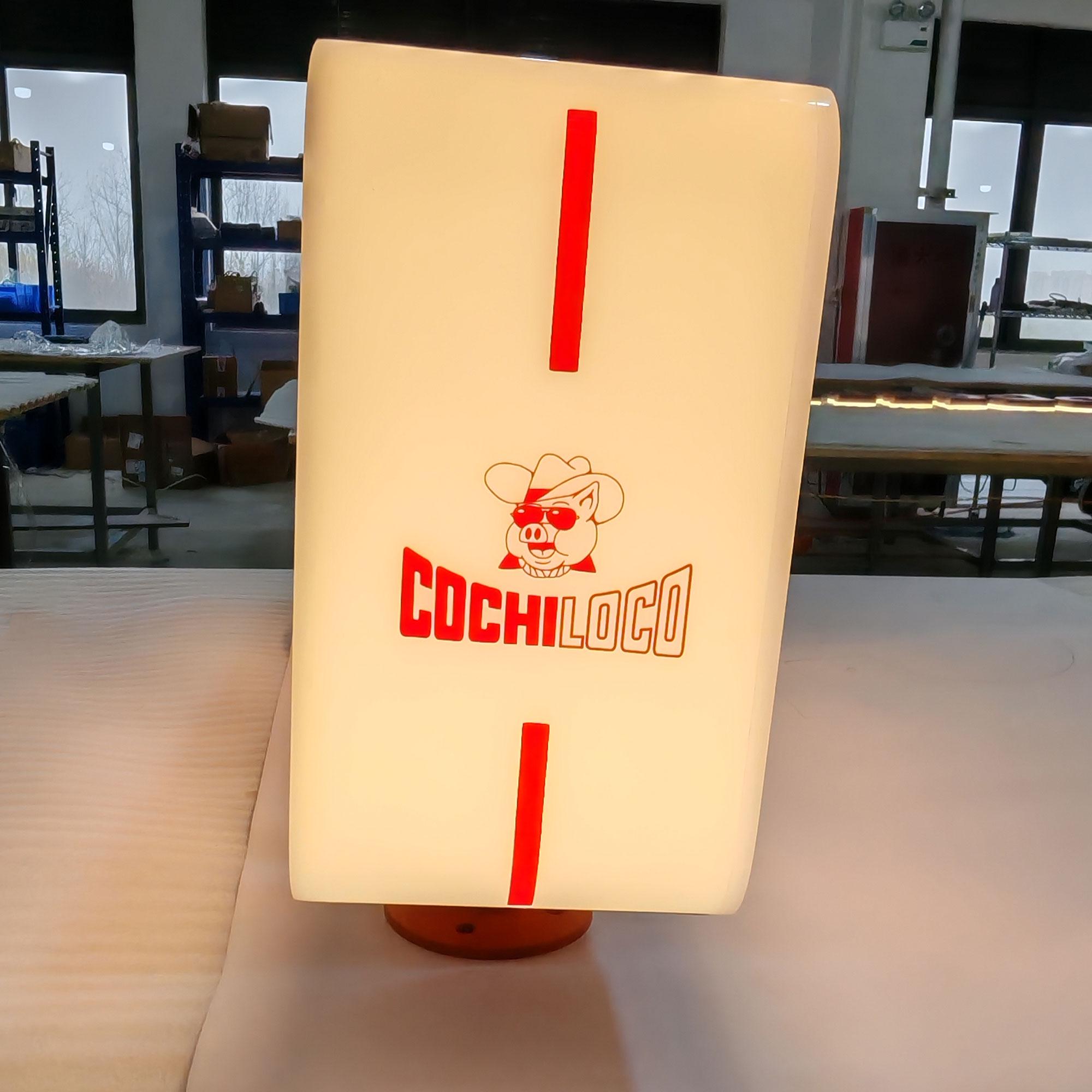 Acrylic 3D Light Sign, Custom Logo LED Display, Illuminated Business ...