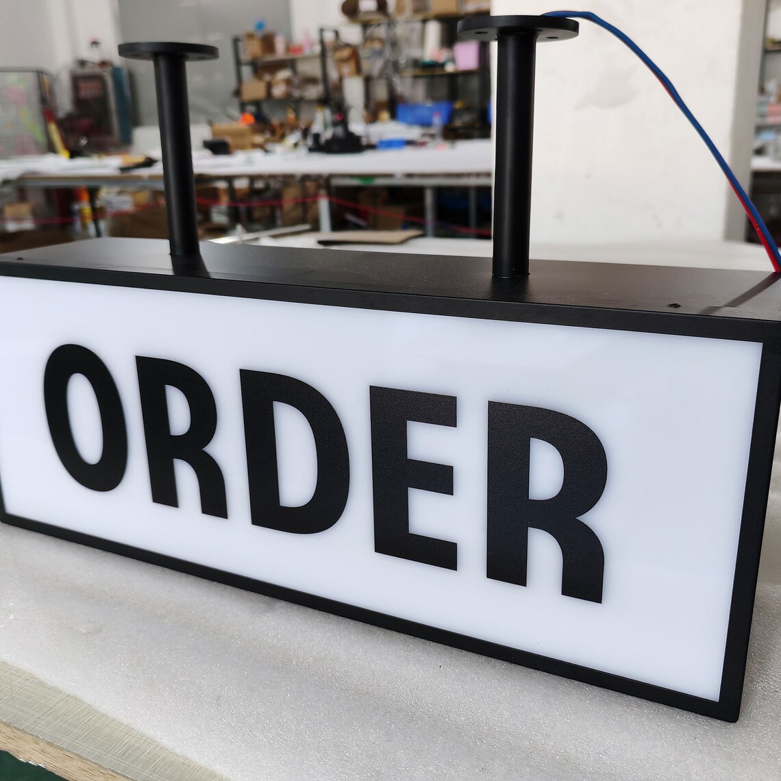 Custom LED Light Box Sign, Interior Advertising Sign, Shop Front Business Sign, Cafe Shop ...