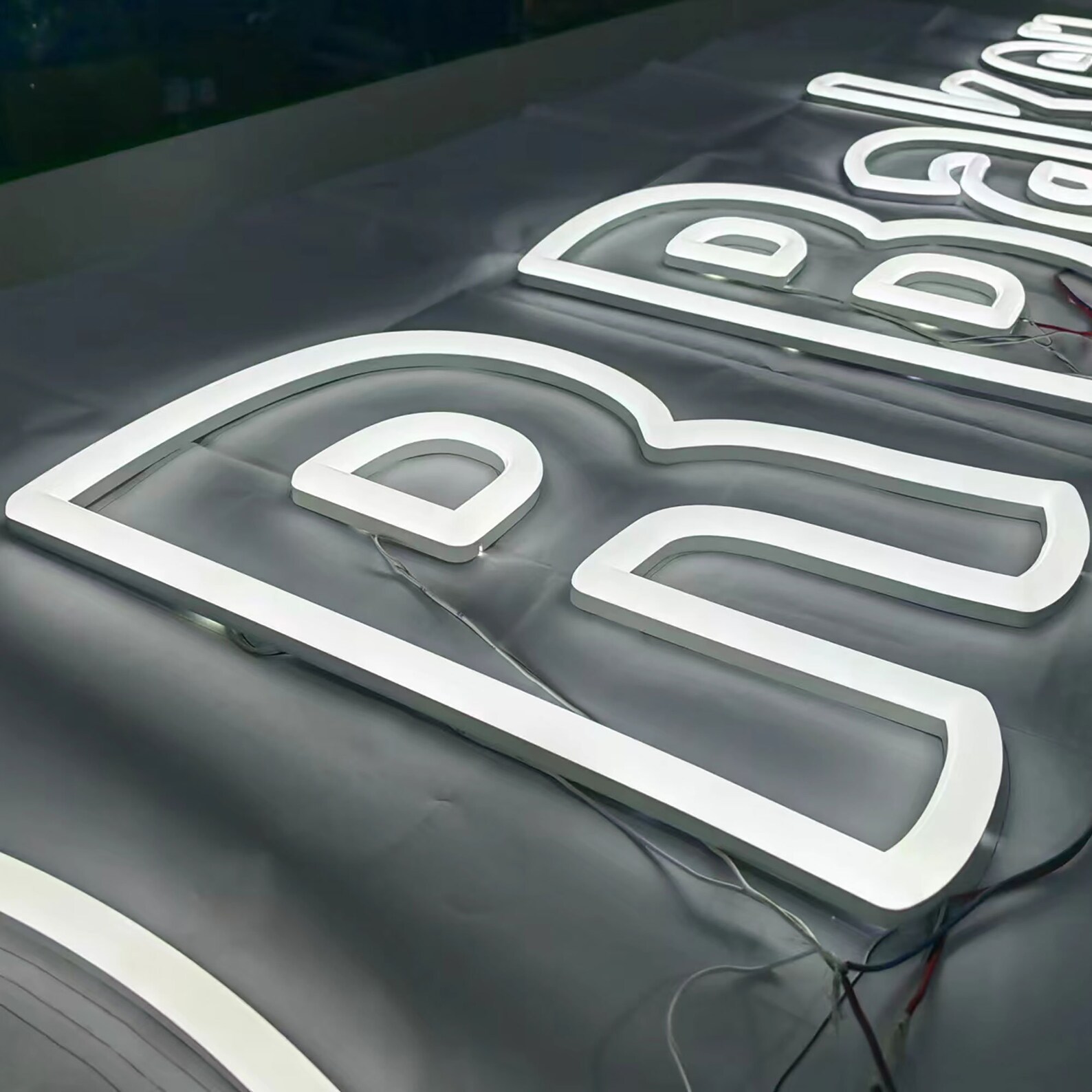 Acrylic LED Letters Custom Faux Neon Signs Business LED Signboard Store ...