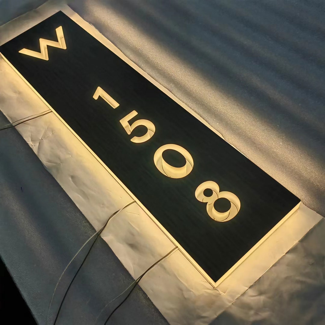 Customized House Number Sign Outdoor House Numbers Plate Indoor Hotel ...