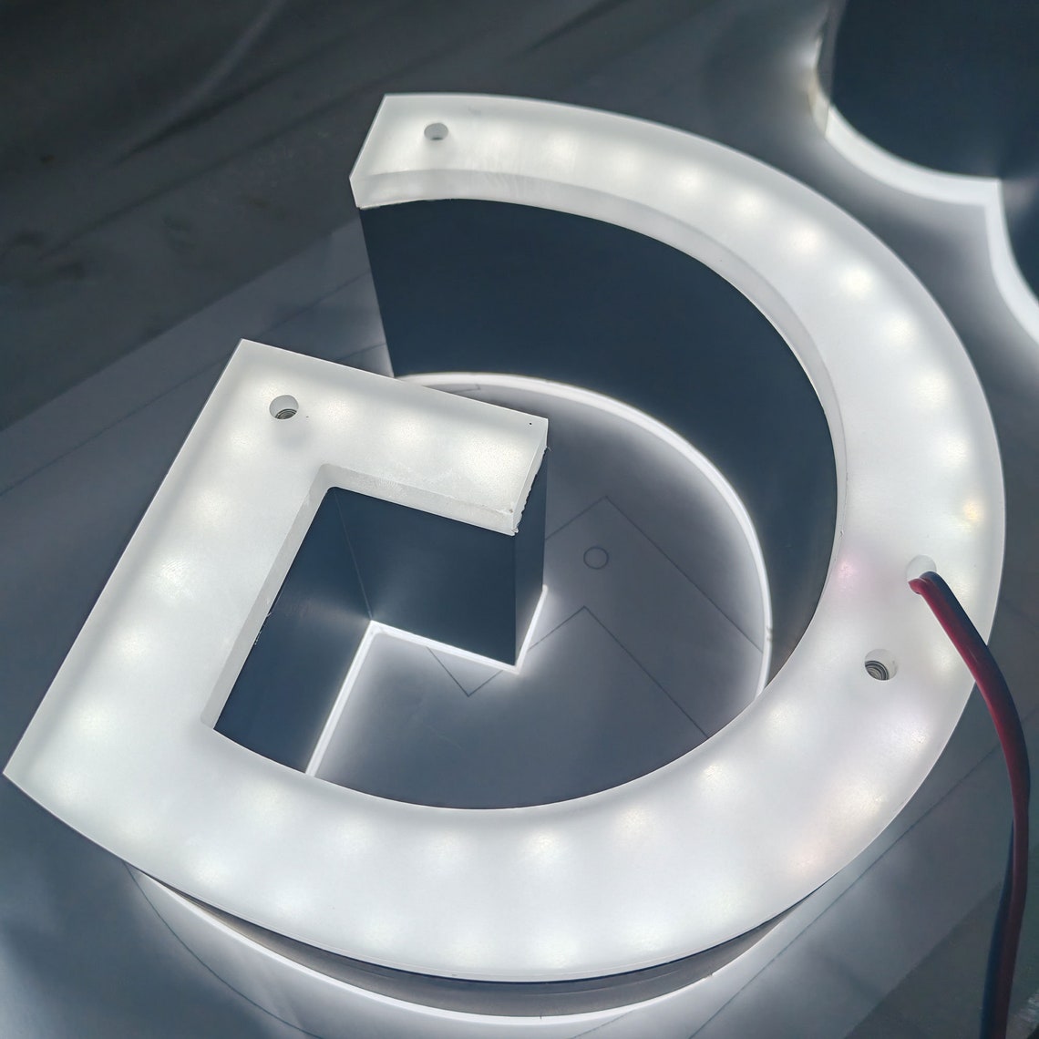 3d Backlit Sign, 3d Led Signage, Custom Outdoor Logo Sign, Custom ...