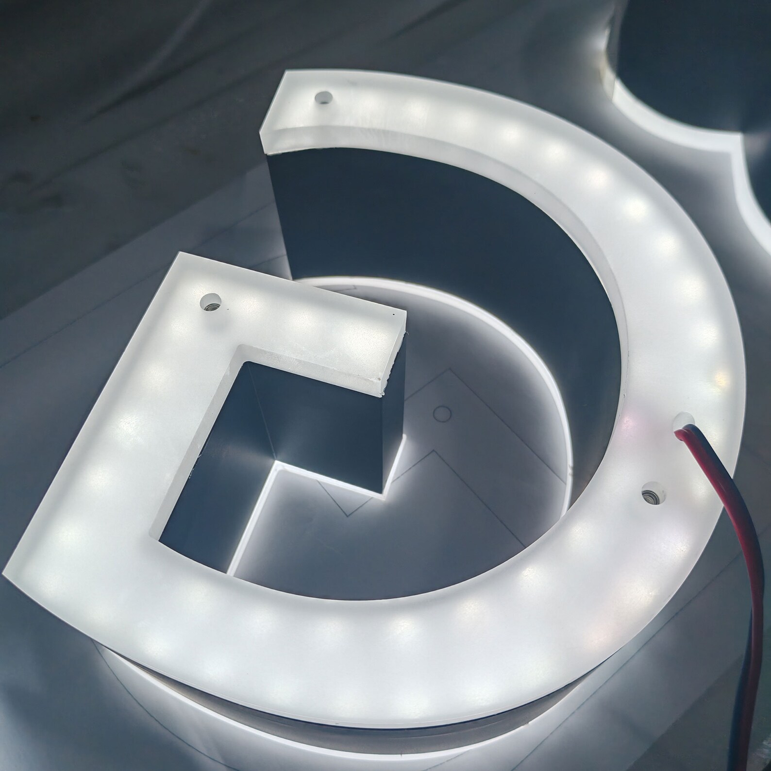 3d Backlit Sign, 3d Led Signage, Custom Outdoor Logo Sign, Custom ...