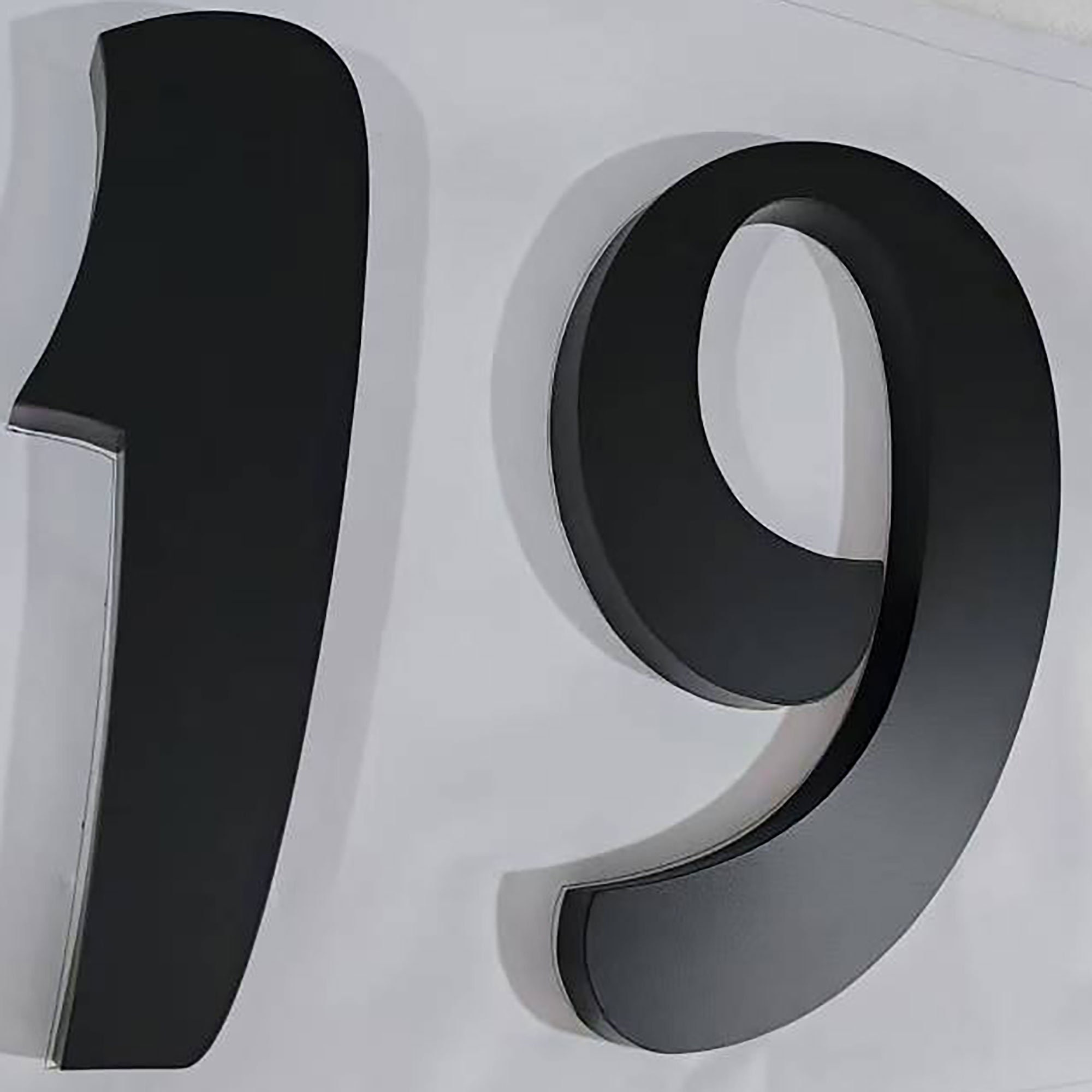 Stainless Steel Exterior 3D Channel Letter Sign Powder Coated Metal ...