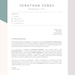 Minimal Resume Template | Black and White Template | Professional ...