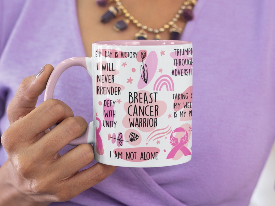 Breast Cancer Warrior, Fuck Cancer Coffee Cup, Breast Cancer Awareness ...