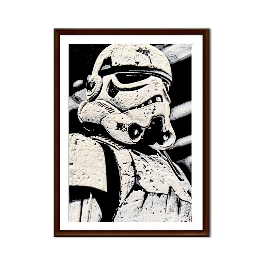 Star Wars Stormtrooper in High Relief Decoration Table or Wall Art ...