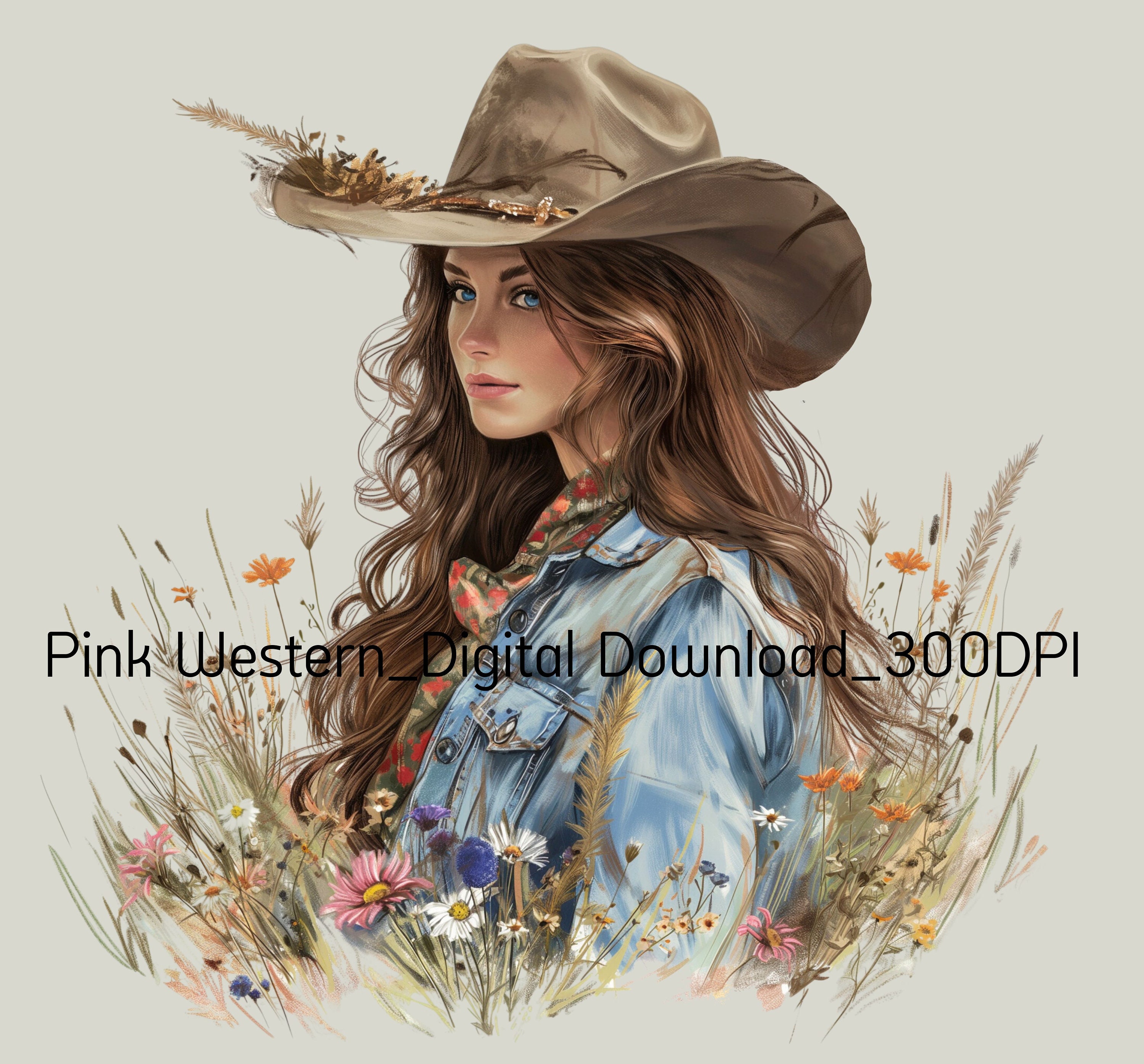 Cowboy Girl Png, Watercolor Cowgirl , Western Cowgirl, Cowgirl Boot ...