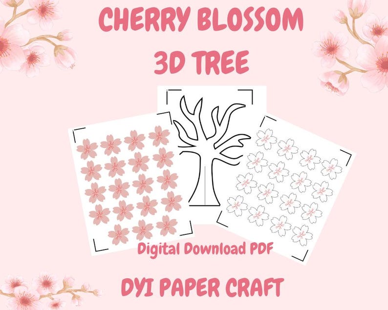 Cherry Blossom 3D Tree | Spring Activity for Kids | Toddler Activity ...