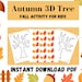 Autumn 3D Tree | Fall Activity for Kids | Toddler Activity | Homeschool ...
