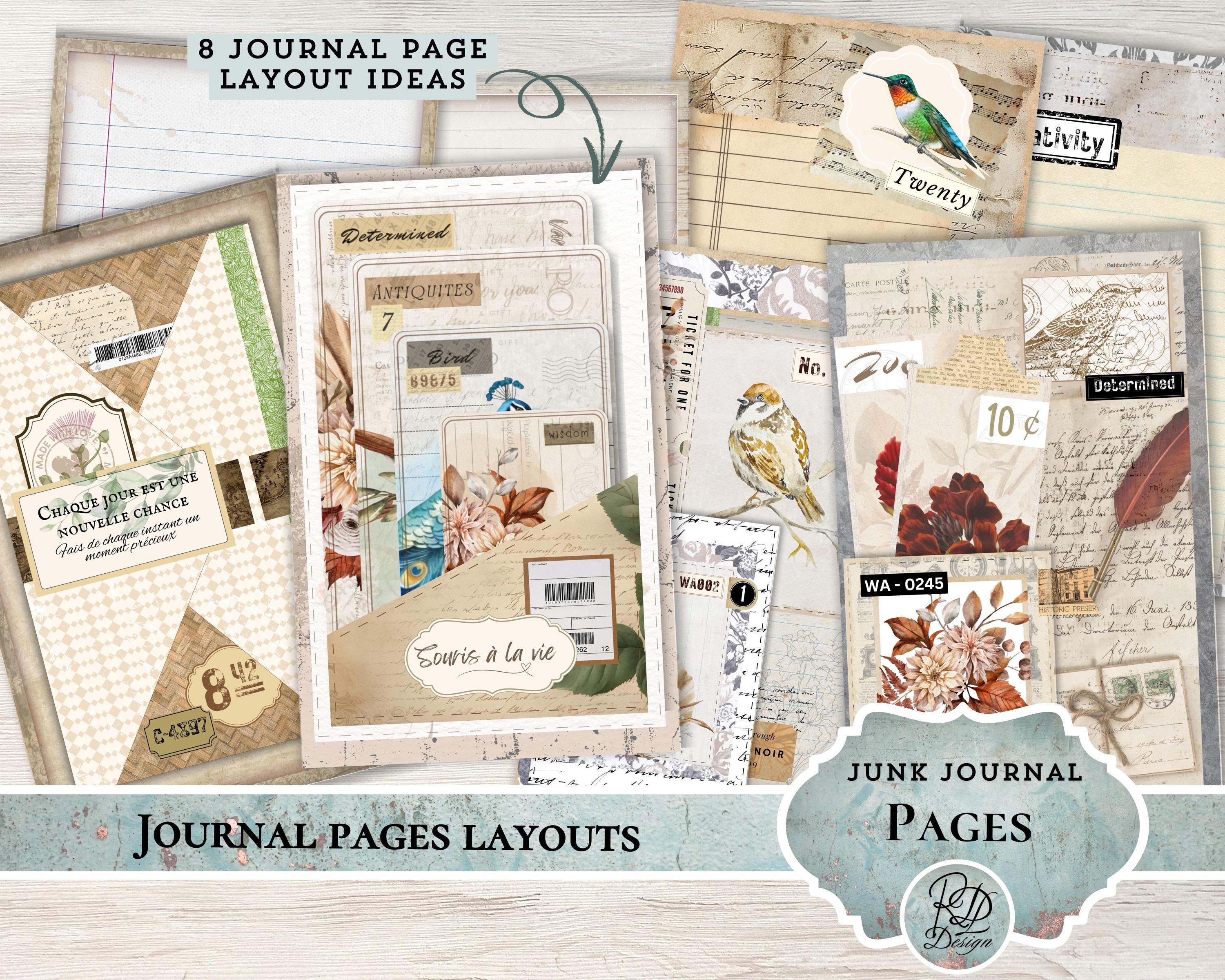 Autumn Muse Junk Journal Kit Junk Journal Printable Paper Junk Journal ...