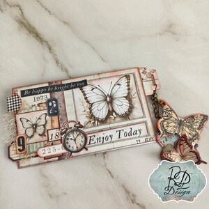 Butterfly Slider Tags Junk Journal Ephemera Shabby Victorian ...
