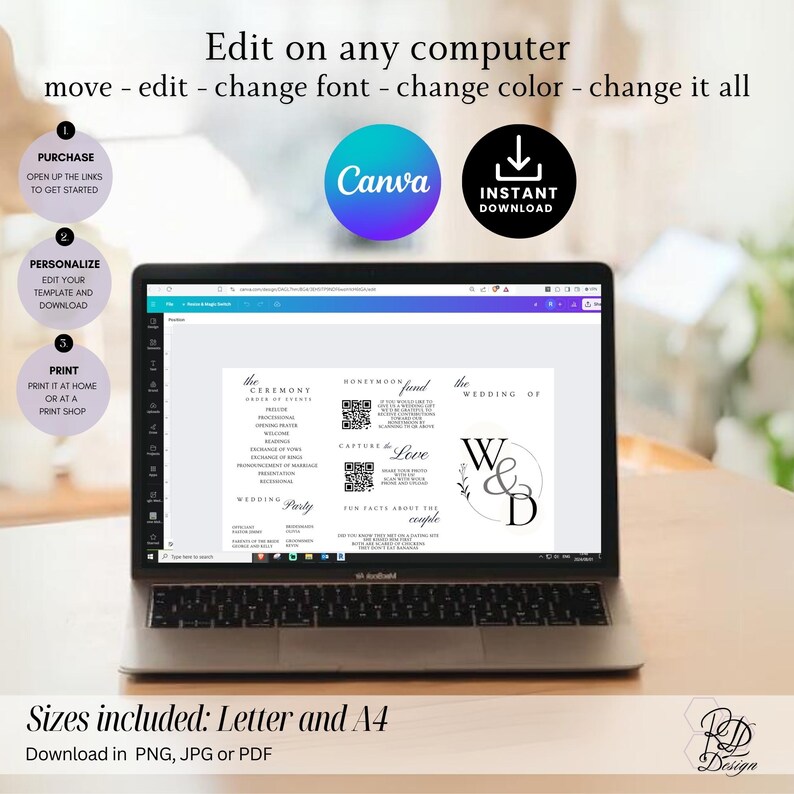 Trifold Wedding Program Template Seating Chart, Wedding Seating Chart ...