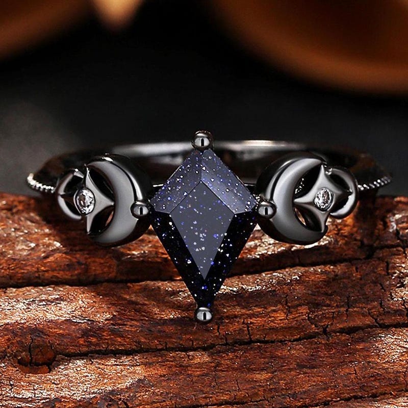 Gothic Engagement Rings - Etsy