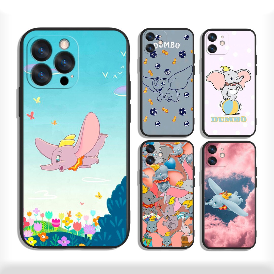 Elephant Dumbo Cases for iPhone 13 14 15 16 Plus Pro Max & Samsung S25 S24 S23 A56 A36 A26 A55 ...