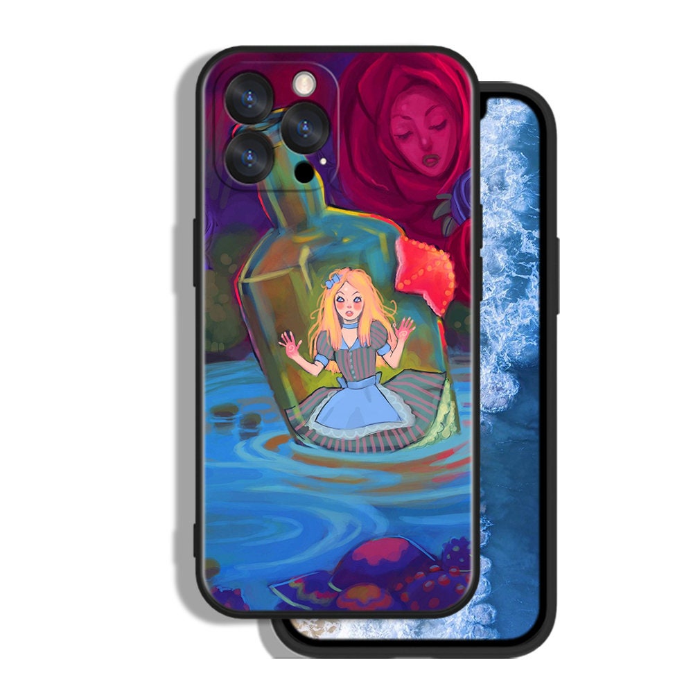 Alice in Wonderland Cheshire Cat Cases for iPhone 13 14 15 16 Plus Pro ...