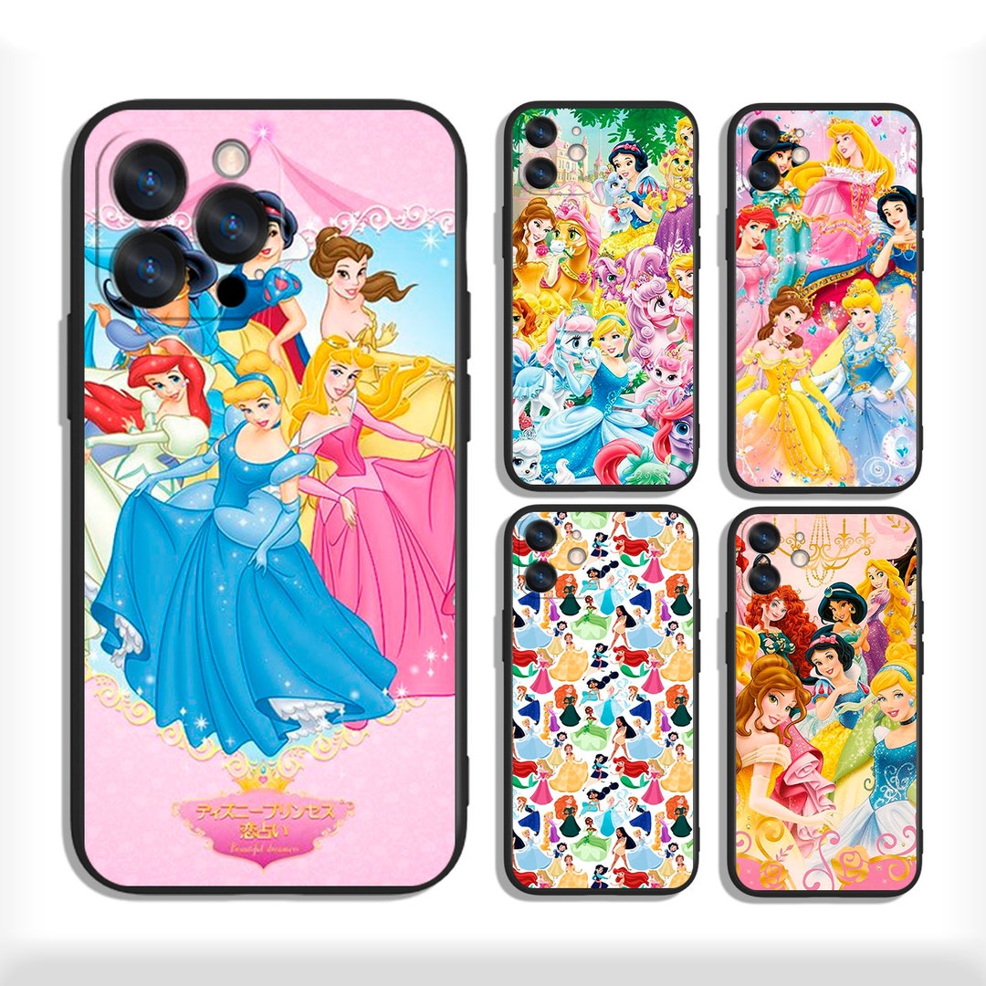 Beautiful Princess Cases for iPhone 12 13 14 15 16 Plus Pro Max ...