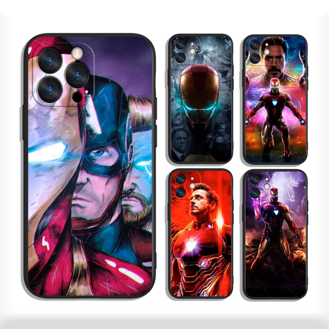 Iron Man Cases for iPhone 12 13 14 15 16 Plus Pro Max & Samsung S24 S23 ...