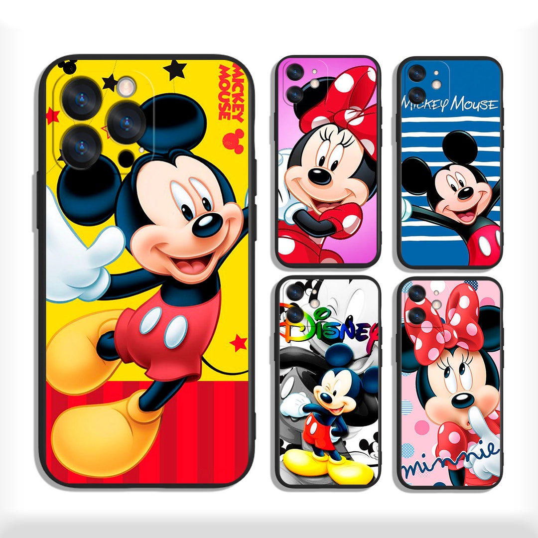 Mickey Mouse Cases for iPhone 13 14 15 16 Plus Pro Max & Samsung S25 S24 S23 A56 A36 A26 A55 A35 ...