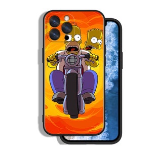 Simpsons Cases for iPhone 12 13 14 15 16 Plus Pro Max & Samsung S24 S23 ...