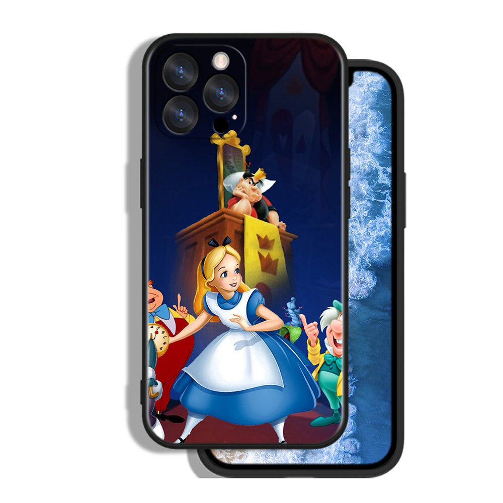 Alice in Wonderland Cheshire Cat Cases for iPhone 13 14 15 16 Plus Pro ...