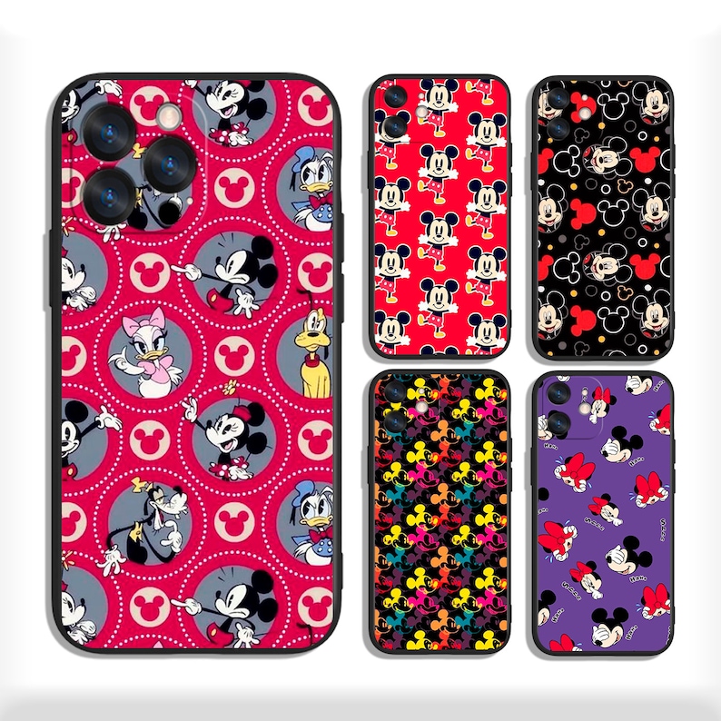 Minnie Mickey Mouse Cases for iPhone 13 14 15 16 Plus Pro Max & Samsung ...