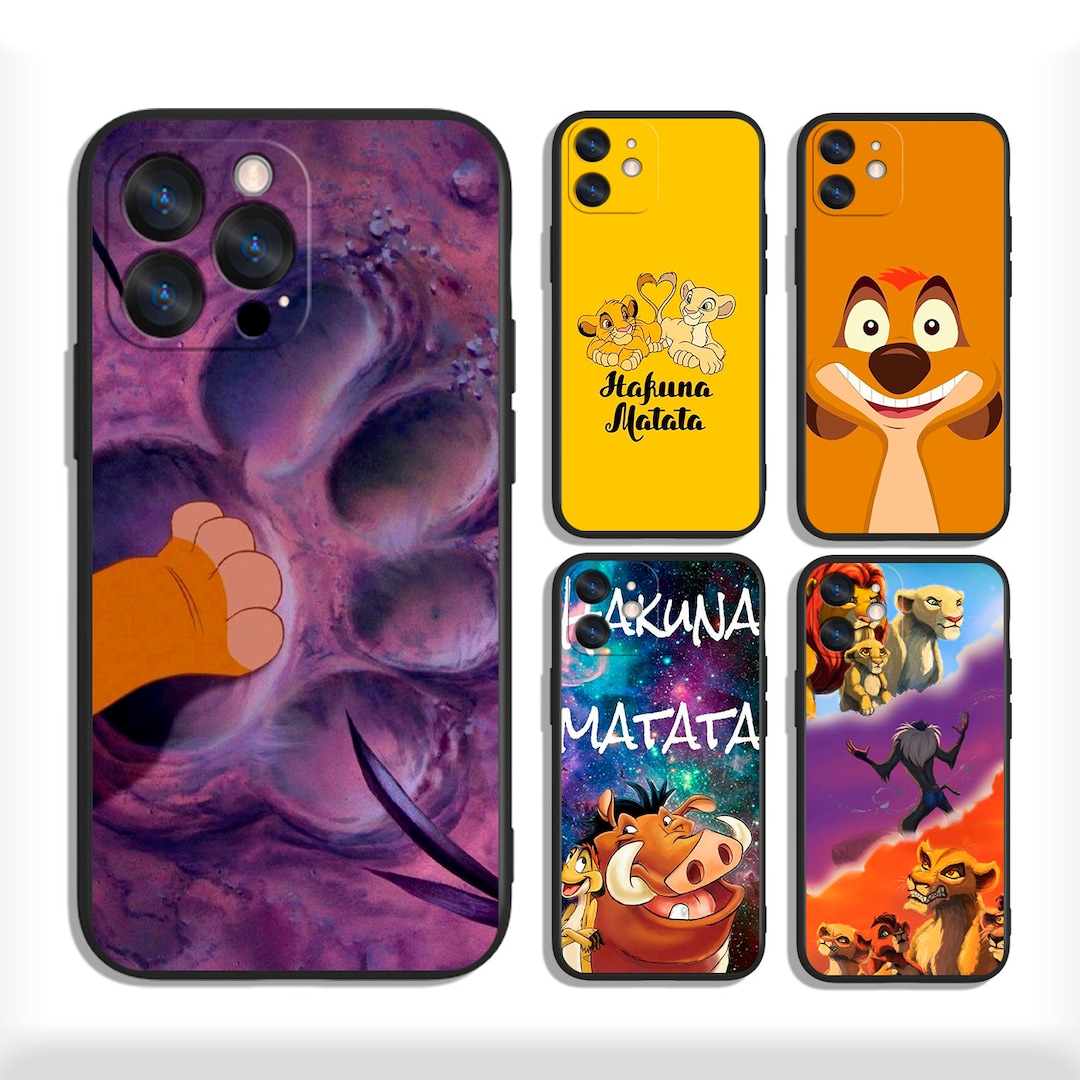 Lion King Cases for iPhone 13 14 15 16 Plus Pro Max & Samsung S25 S24 ...