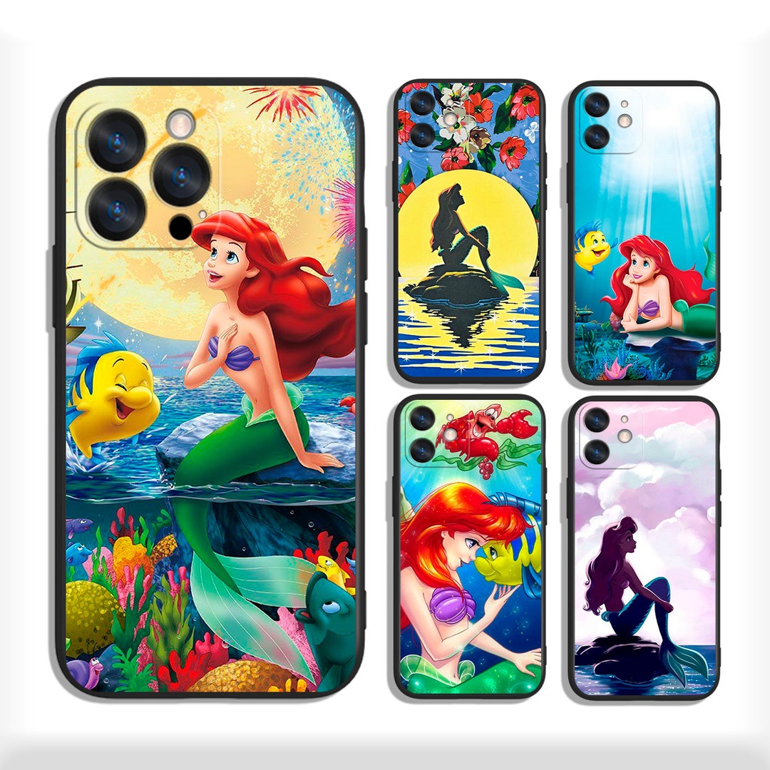 Ariel Little Mermaid Cases for iPhone 12 13 14 15 16 Plus Pro Max ...