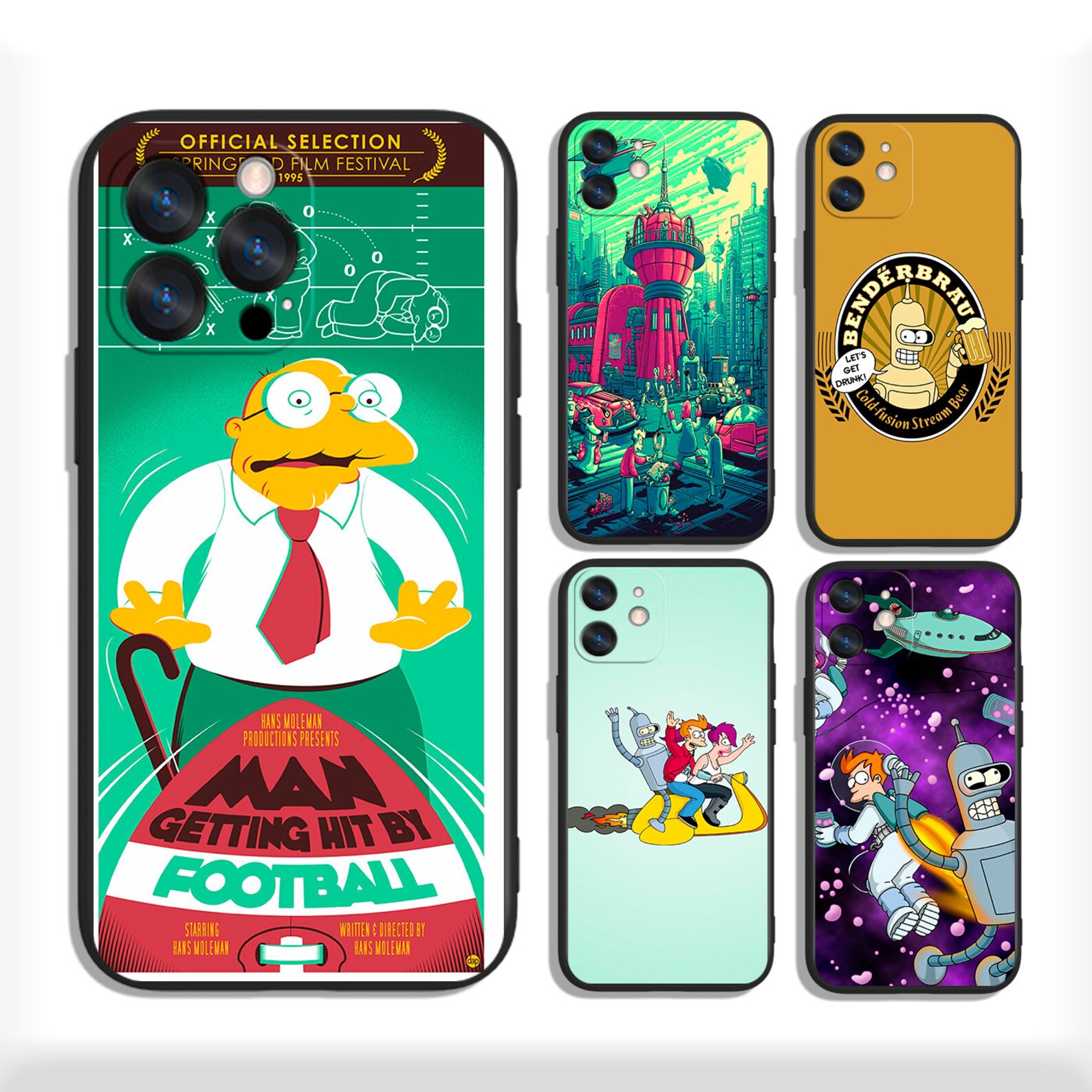 Cartoon Cases for iPhone 13 14 15 16 Plus Pro Max & Samsung S25 S24 S23 ...