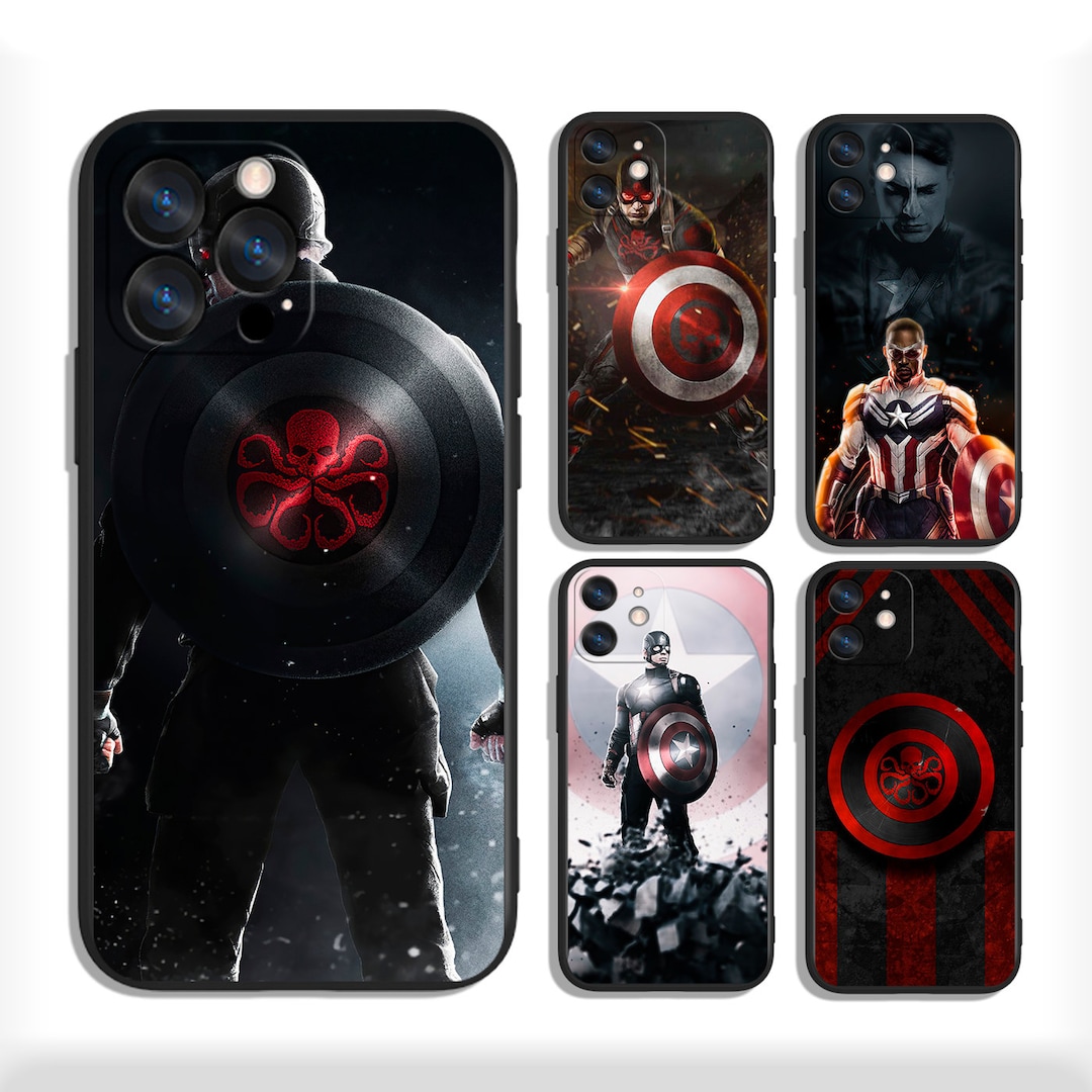 Captain America Cases for iPhone 11 12 13 14 15 Plus Pro Max & Samsung ...