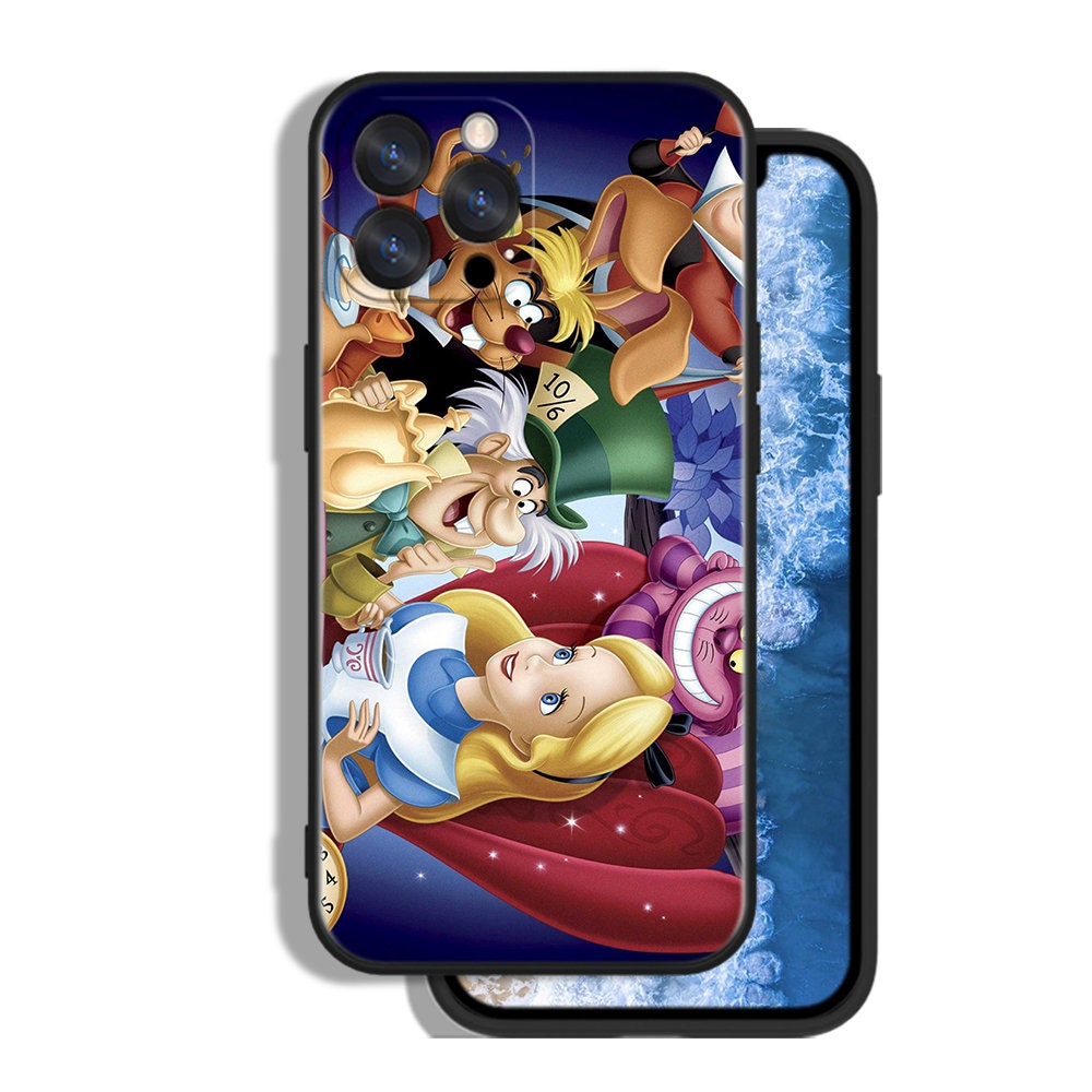 Alice in Wonderland Cheshire Cat Cases for iPhone 13 14 15 16 Plus Pro ...