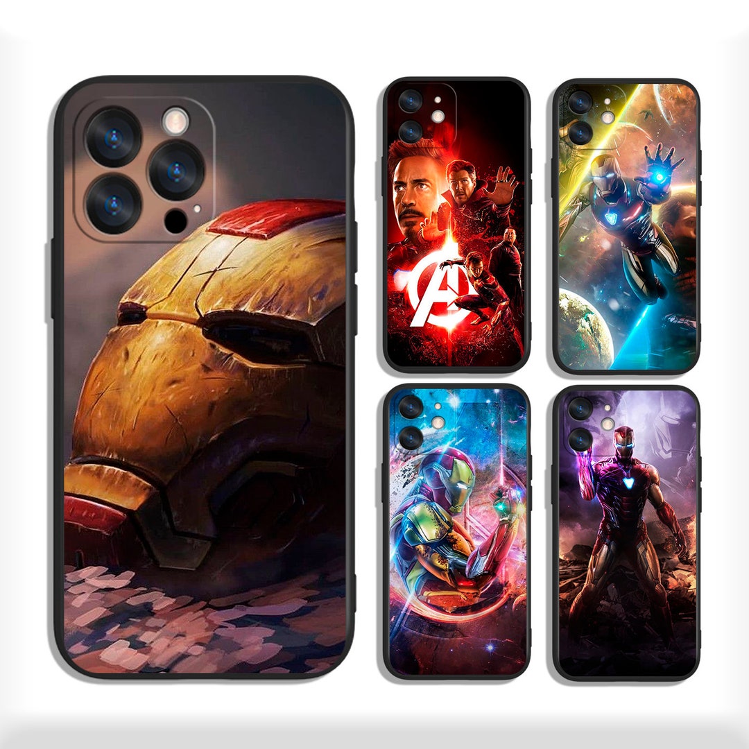 Iron Man Cases for iPhone 12 13 14 15 16 Plus Pro Max & Samsung S24 S23 ...
