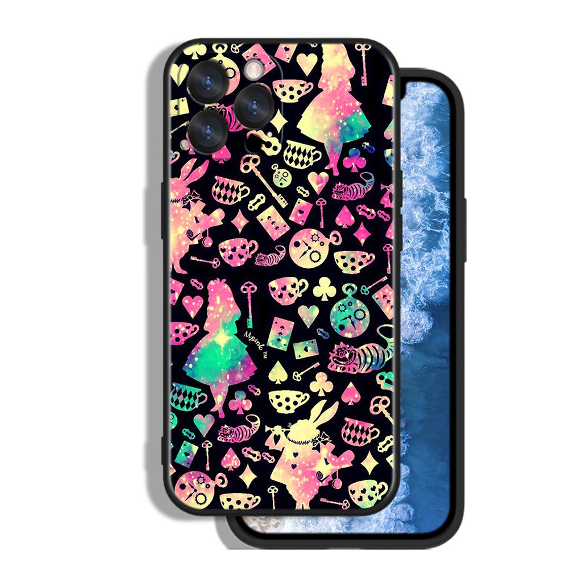 Alice in Wonderland Cheshire Cat Cases for iPhone 13 14 15 16 Plus Pro ...