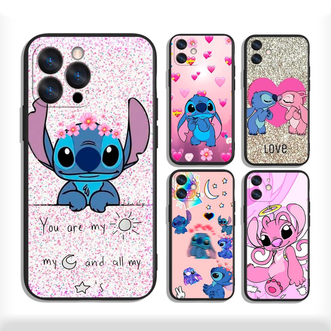 Stitch Cases for iPhone 12 13 14 15 16 Plus Pro Max & Samsung S24 S23 ...