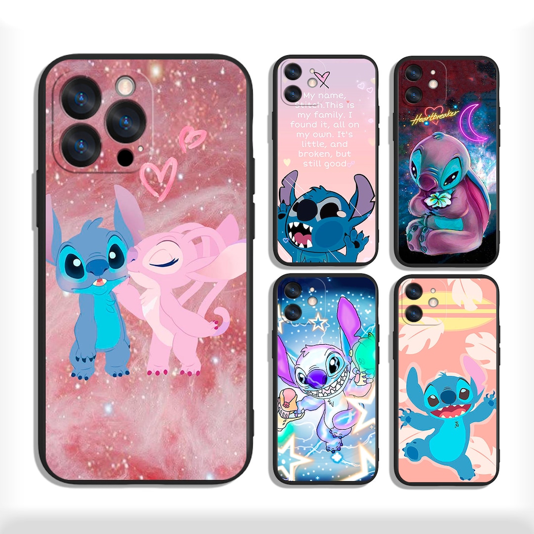 Stitch Cases for iPhone 11 12 13 14 15 Plus Pro Max & Samsung S24 S23 ...