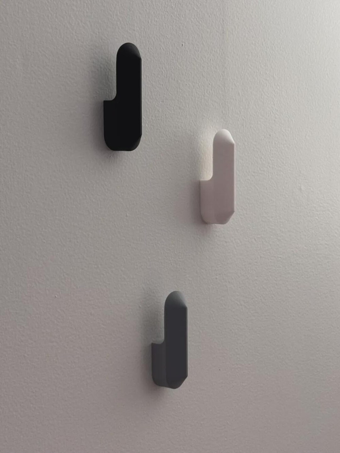 3D Printed Modern Hook (STL File) - Etsy