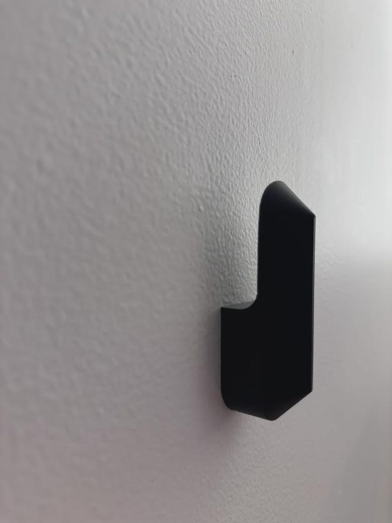 3D Printed Modern Hook (STL File) - Etsy