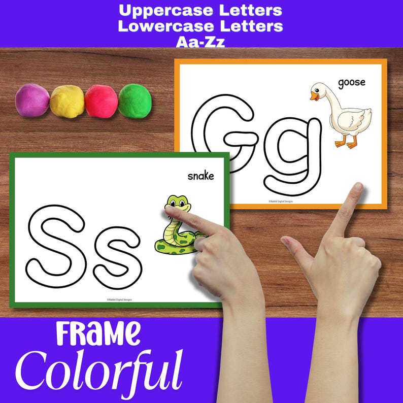 Alphabet Playdough Mats: ABC Tracing Activity for Toddlers (PDF ...