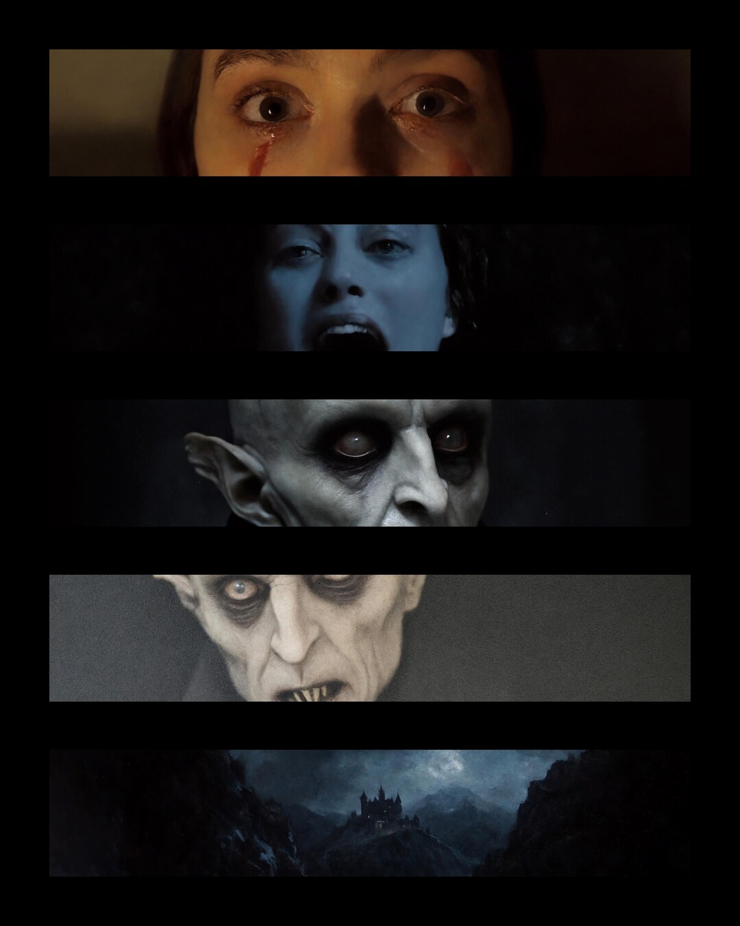 5 Printable Nosferatu Digital Poster Combo Pack | Nosferatu Artwork ...