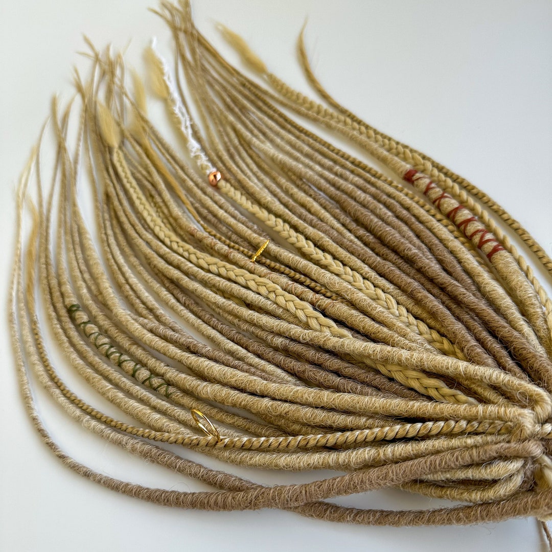 Viking Dreads Mix Golden Colors Light Brown Dreadlocks Blonde Dreads ...