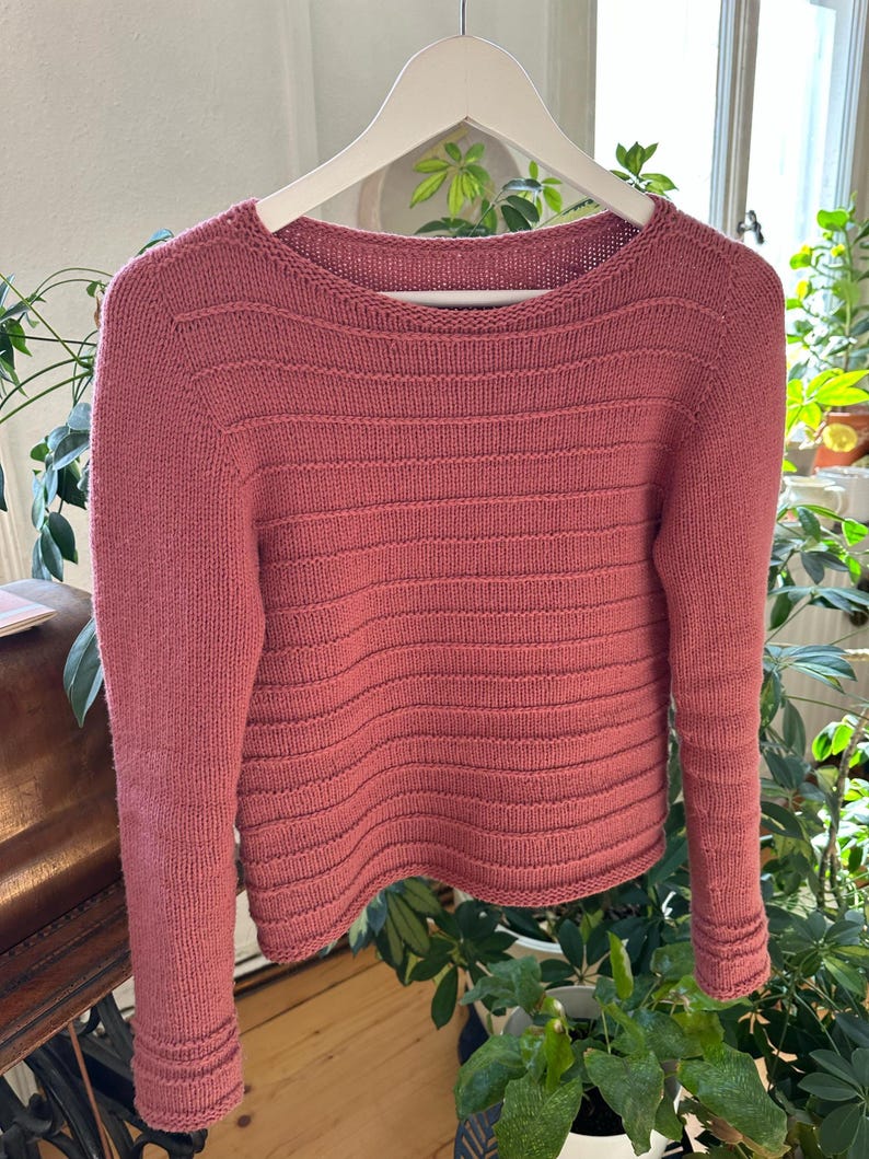 Sideways Stripes | Top-down Seamless Sweater Knitting Pattern ...