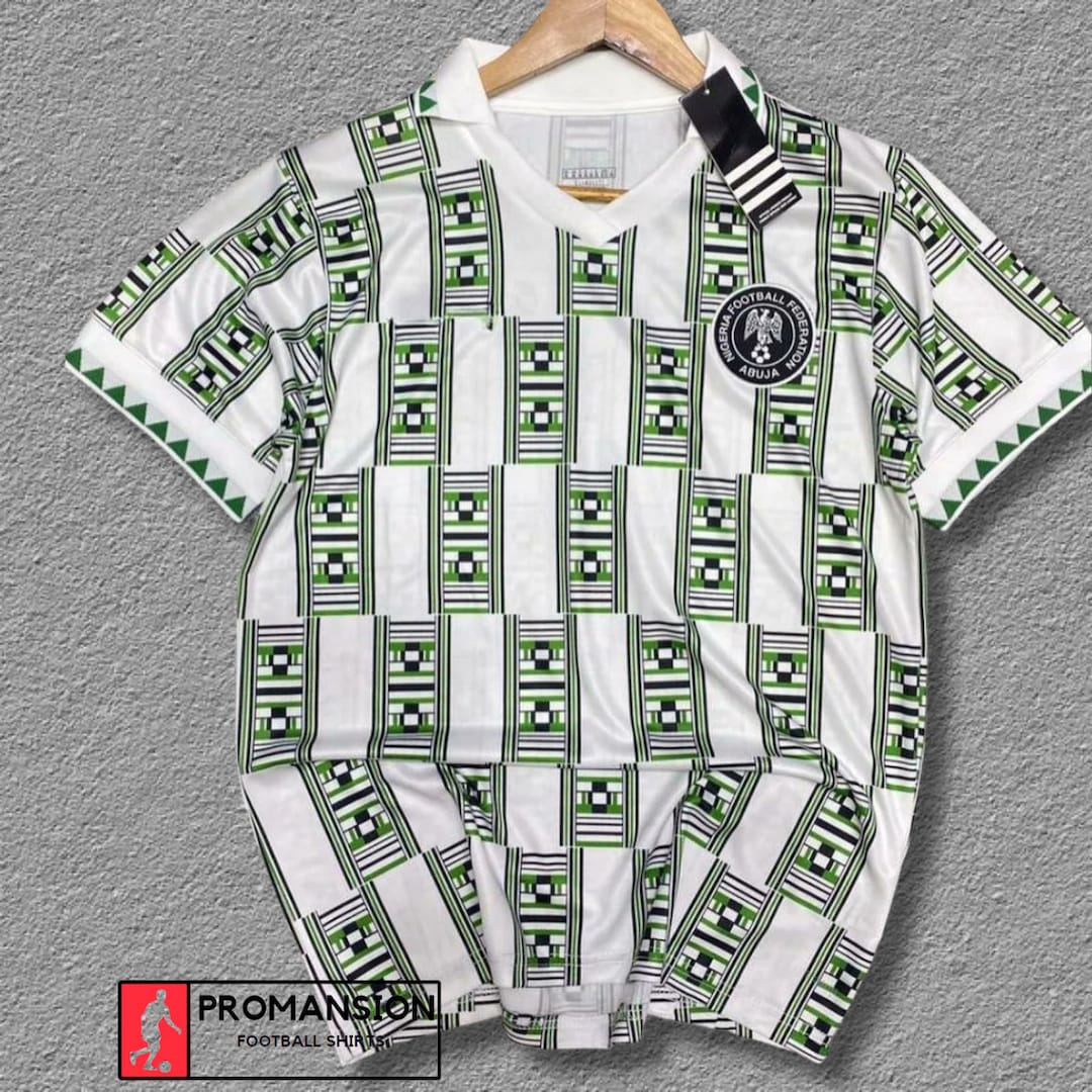 Personalized Nigeria WC 94 Soccer Shirt, Okocha #10 Retro Classic ...