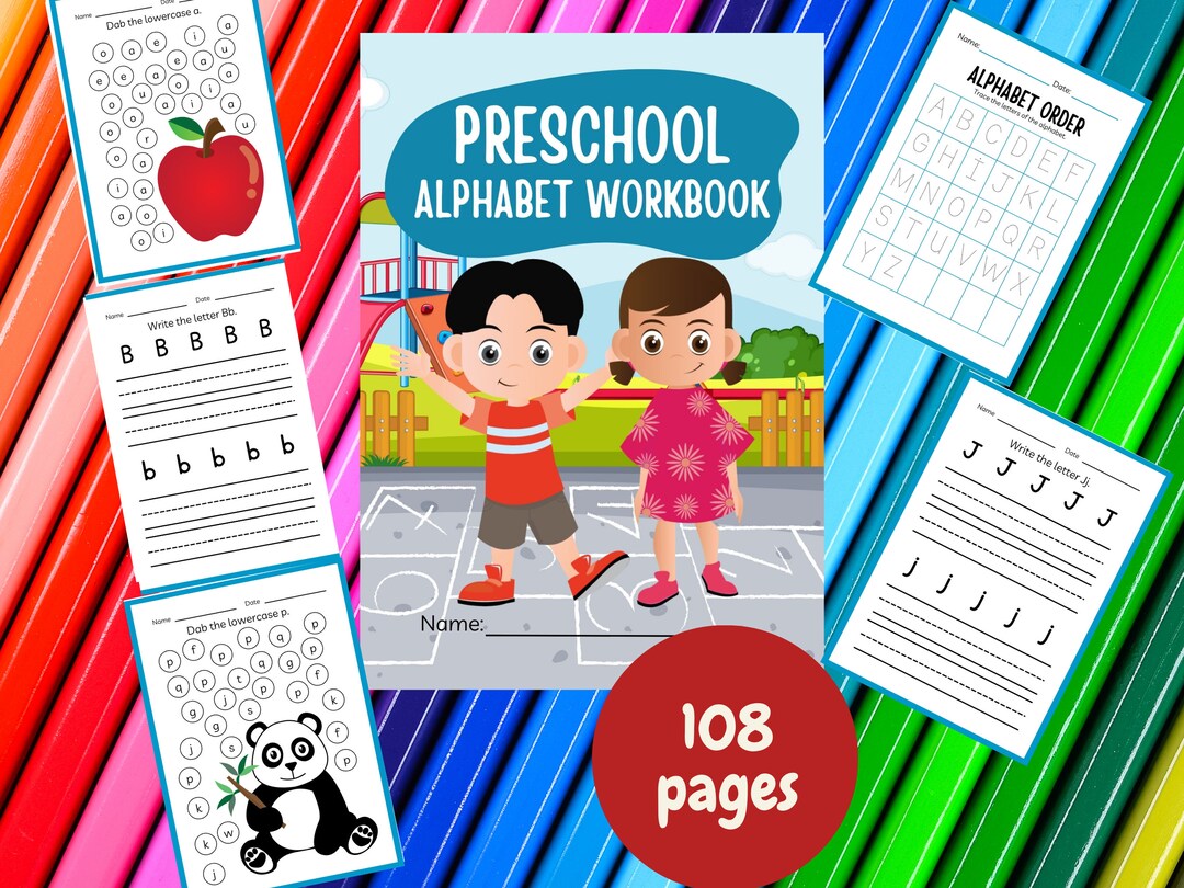 Preschool Alphabet Worksheet, Homeschool Printable, Handwriting Charts ...