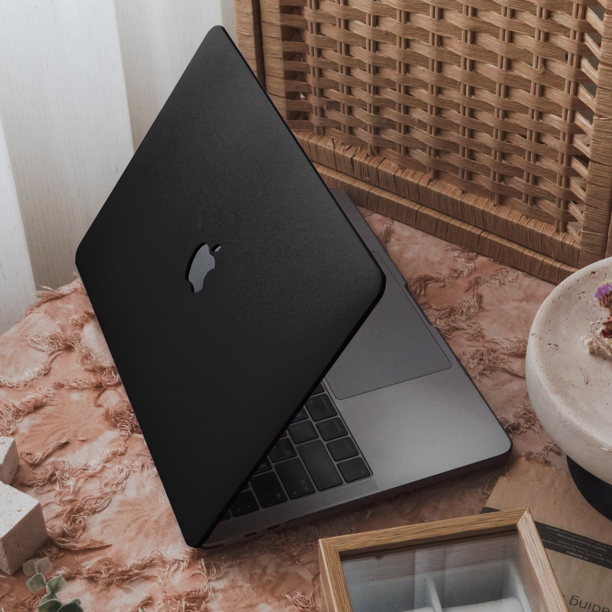 Matte Black Mac Case MacBook Pro 13 Air 13 Air 15 Pro 16 Pro14 Inch ...