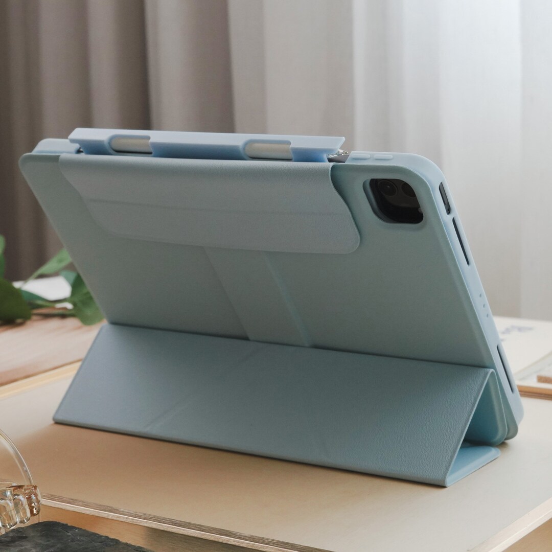 Blue Color Rotation iPad Case iPad Pro 11 iPad Pro 12.9 iPad Air 10.9 ...