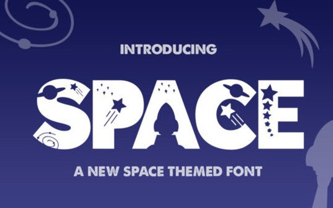 Space Font, Serif Font, Elegant Font, Canva Font, Modern Font, Boho ...