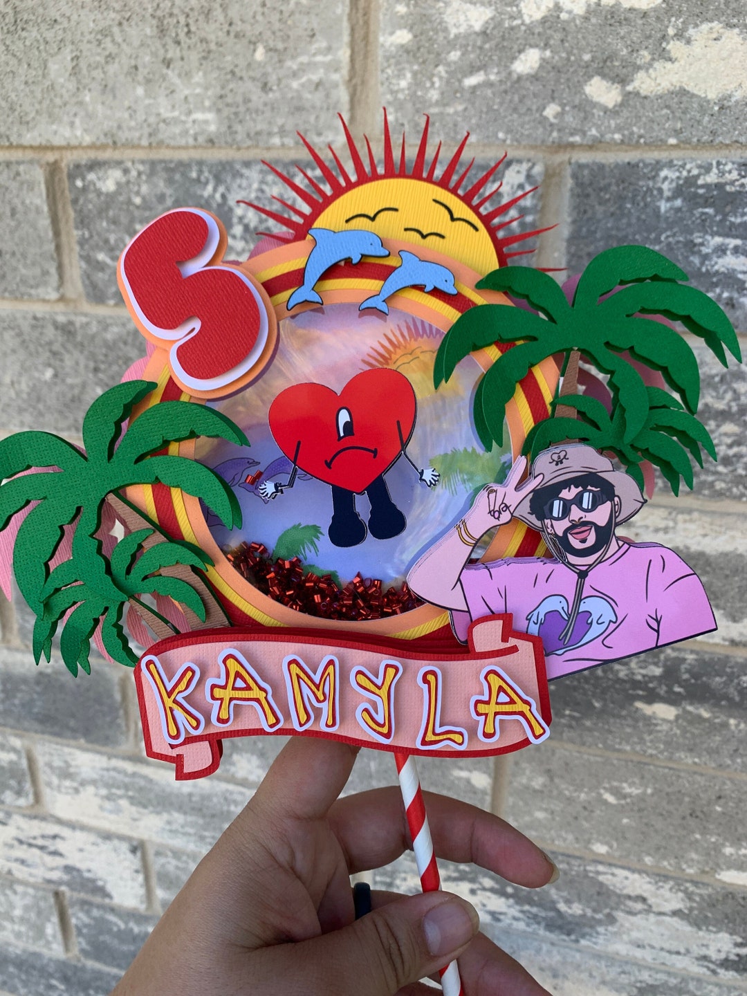 Bad Bunny Cake Topper, Un Verano Sin Ti Cake Topper - Etsy