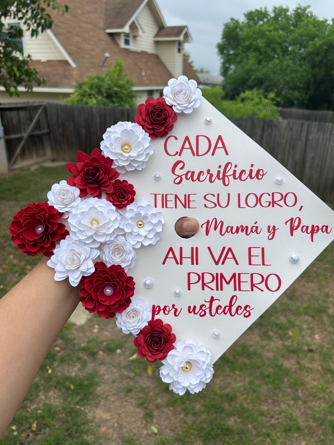 Floral Grad Cap. Custom Graduation Cap - Etsy