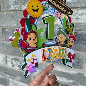 Fiesta Canticos Cake Topper, Pollitos Cake Topper, Canticos Birthday ...